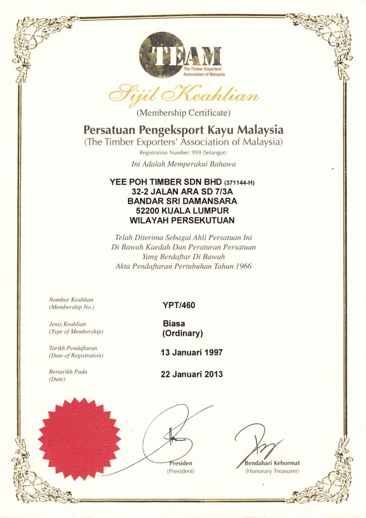 Yee Poh Timber | Timber Supplier Malaysia